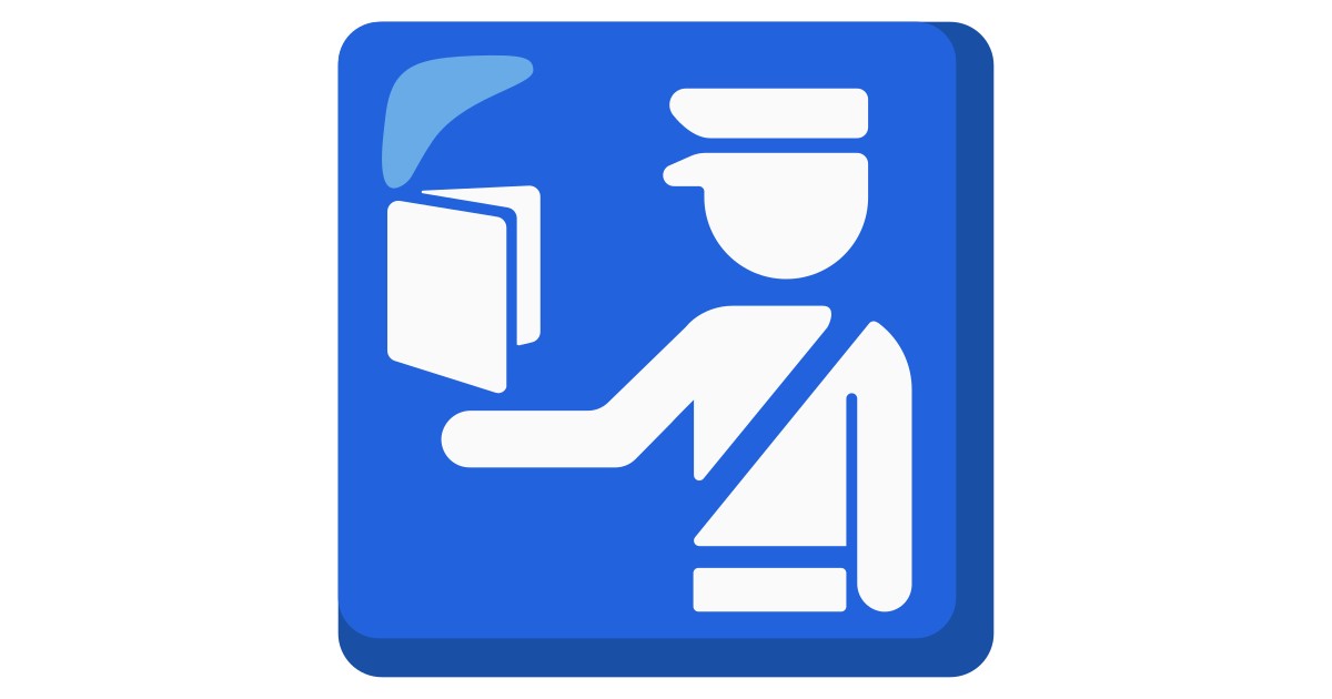 🛂 Contrôle Des Passeports Emoji