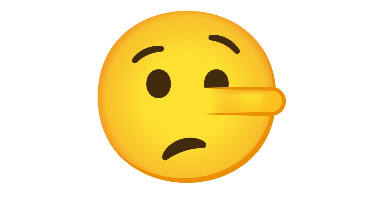 🤥 Faccina Bugiarda Emoji