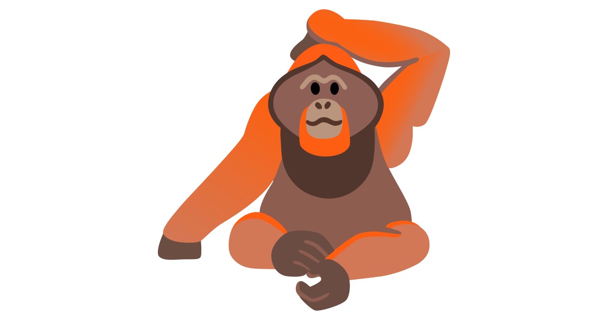 🦧 Orangotango Emoji