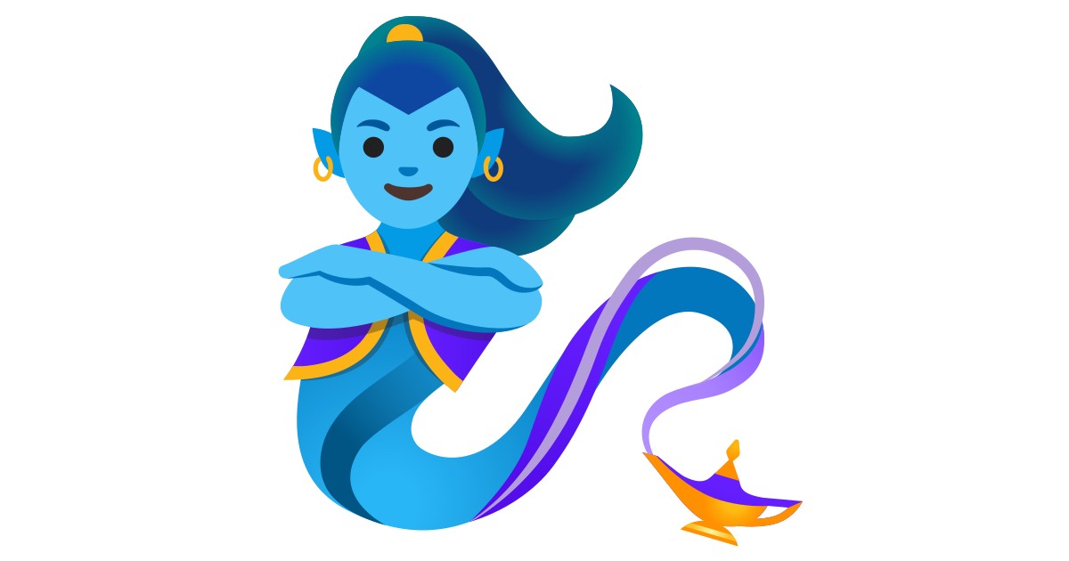 🧞‍♀️ Génie Femme Emoji