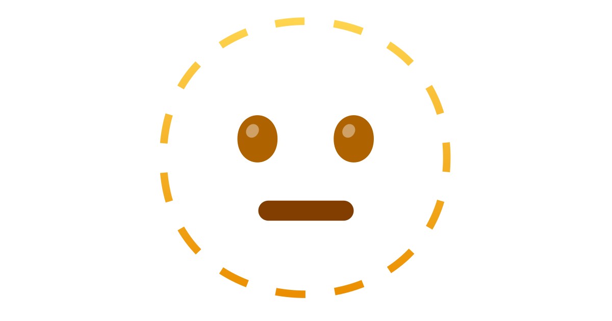  Cara Con L nea De Puntos Emoji
