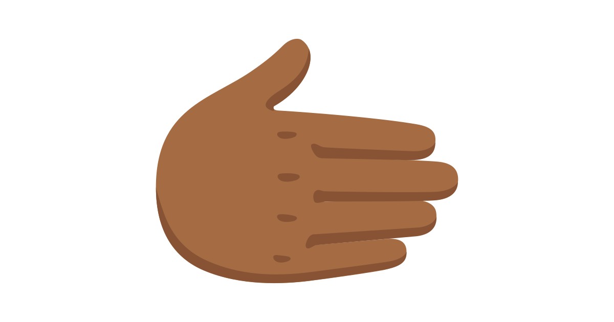 Middle finger: medium-dark skin tone emoji | emoji middle finger ...