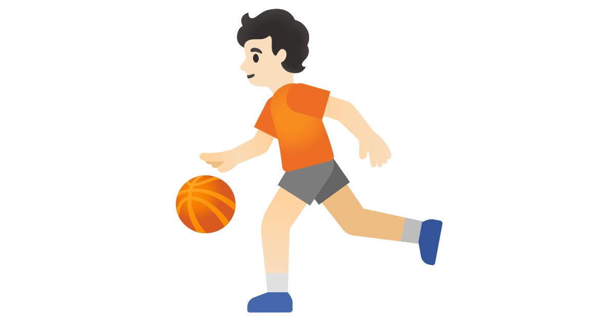 ⛹🏻 Person Bouncing Ball: Light Skin Tone Emoji