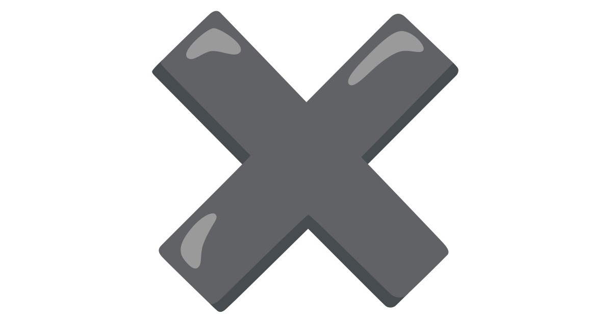 ️ Sinal De Multiplicação Emoji