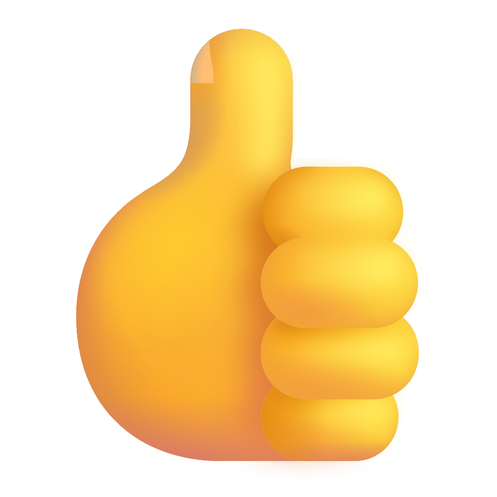  Thumbs Up Emoji