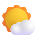 🌤️ Sun Behind Small Cloud Emoji: Meaning & Usage