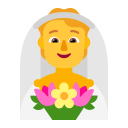 👰 Personne Mariée Avec Voile Emoji