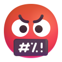 🤬 Face With Symbols On Mouth Emoji: Meaning & Usage