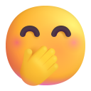 🤭 verlegen kicherndes Gesicht Emoji: Bedeutung & Verwendung