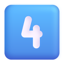 4️⃣ Keycap: 4 Emoji: Meaning & Usage