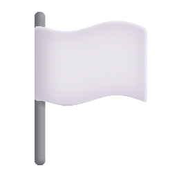 🏳️ Bandeira Branca Emoji
