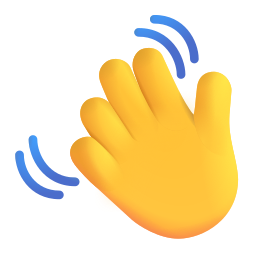 👋 Waving Hand Emoji