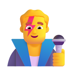 👨‍🎤 Man Singer Emoji