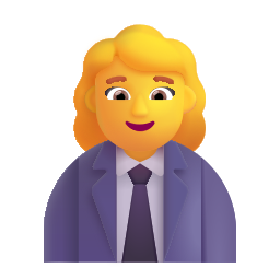 👩‍💼 Funcionária De Escritório Emoji