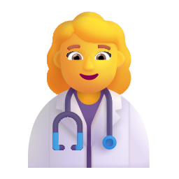 👩‍⚕️ Mulher Profissional Da Saúde Emoji
