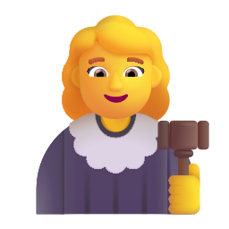 👩‍⚖️ Woman Judge Emoji