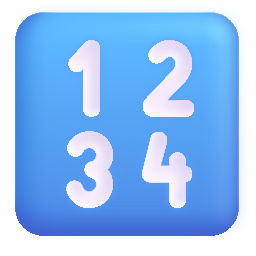 🔢 Input Numbers Emoji