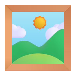 🖼️ Framed Picture Emoji