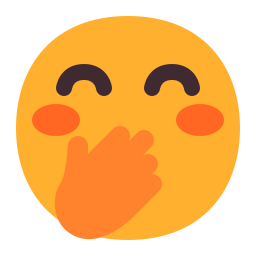 🤭 verlegen kicherndes Gesicht Emoji