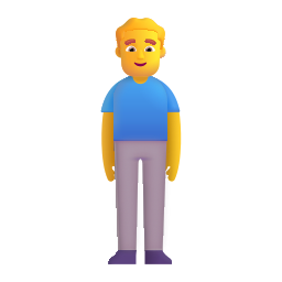 🧍‍♂️ Man Standing Emoji