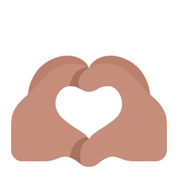 🫶🏽 Heart Hands: Medium Skin Tone Emoji