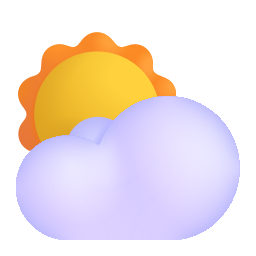⛅ Sun Behind Cloud Emoji