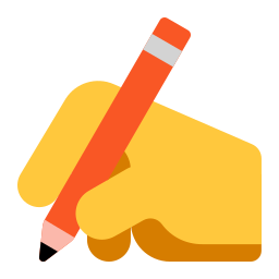 ️ Main Qui Écrit Emoji