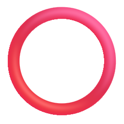 ⭕ Hollow Red Circle Emoji