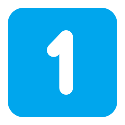 1️⃣ Keycap: 1 Emoji