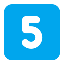 5️⃣ Keycap: 5 Emoji