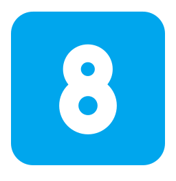 8️⃣ Keycap: 8 Emoji