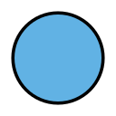 🔵 Círculo Azul Emoji