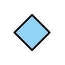 🔹 Rombo Azul Pequeño Emoji