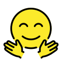 🤗 Gesicht mit umarmenden Händen-Emoji