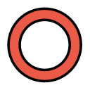 ⭕ Círculo Rojo Hueco Emoji