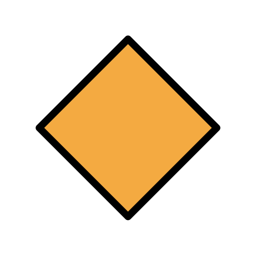 🔶 Grand Losange Orange Emoji