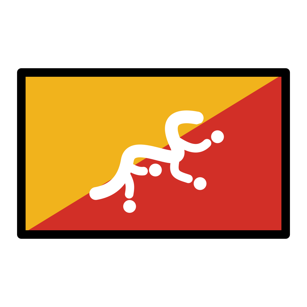 🇧🇹 Flag: Bhutan Emoji, BT Flag Emoji