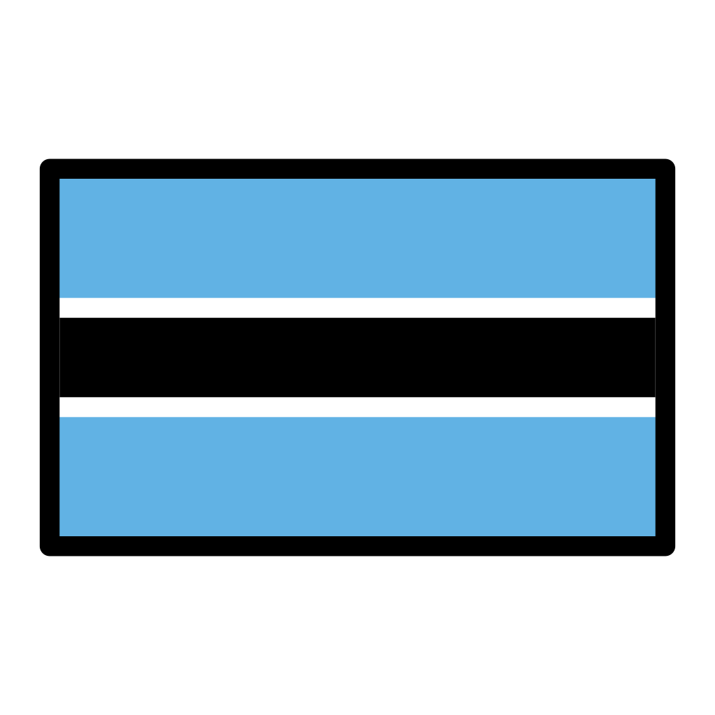 🇧🇼 Flag: Botswana Emoji, BW Flag Emoji