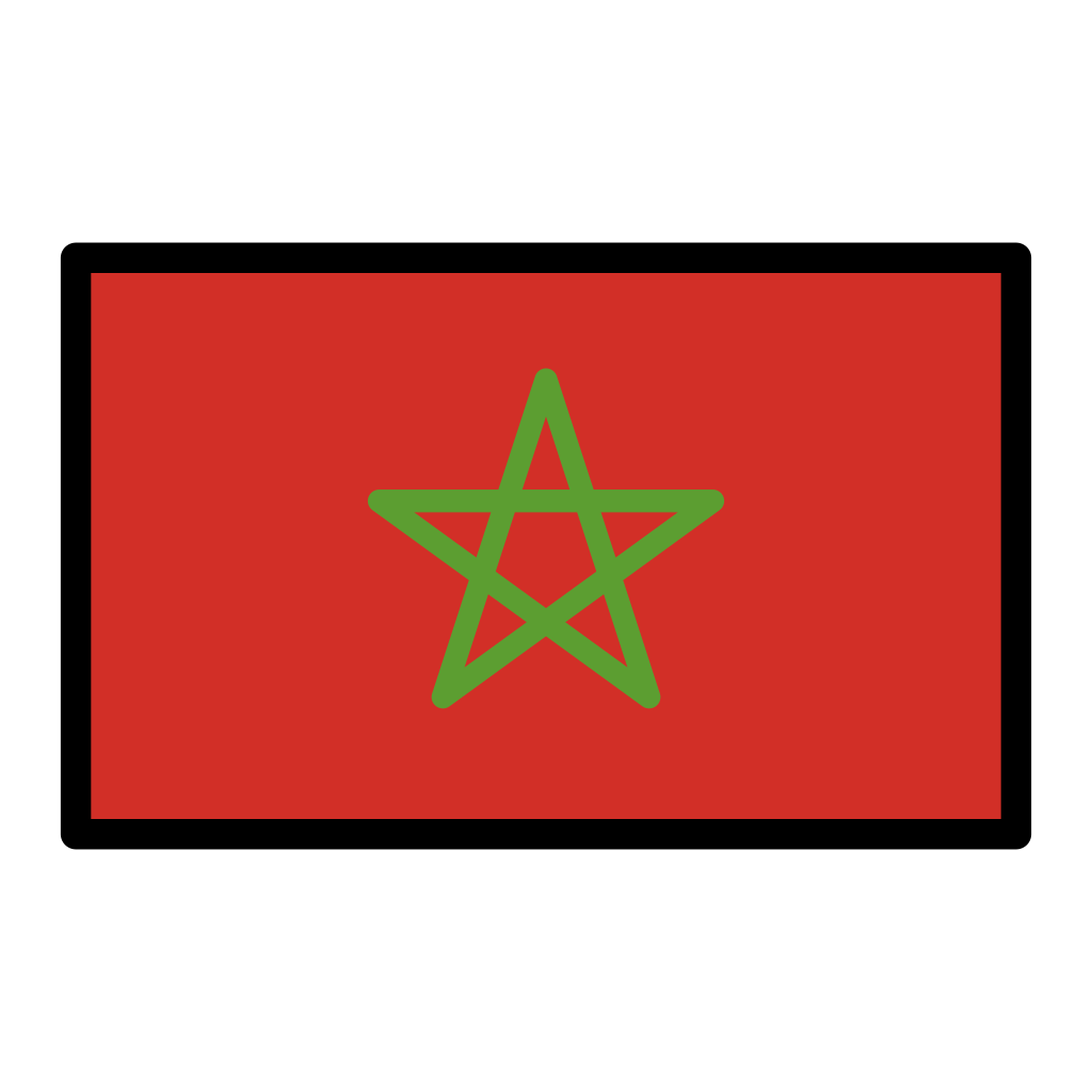 🇲🇦 Drapeau : Maroc Emoji