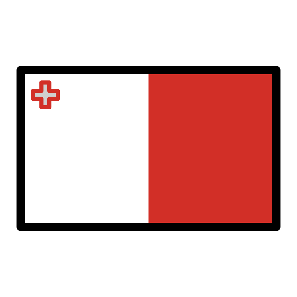 🇲🇹 Flag: Malta Emoji, Maltese Flag Emoji, MT Flag Emoji