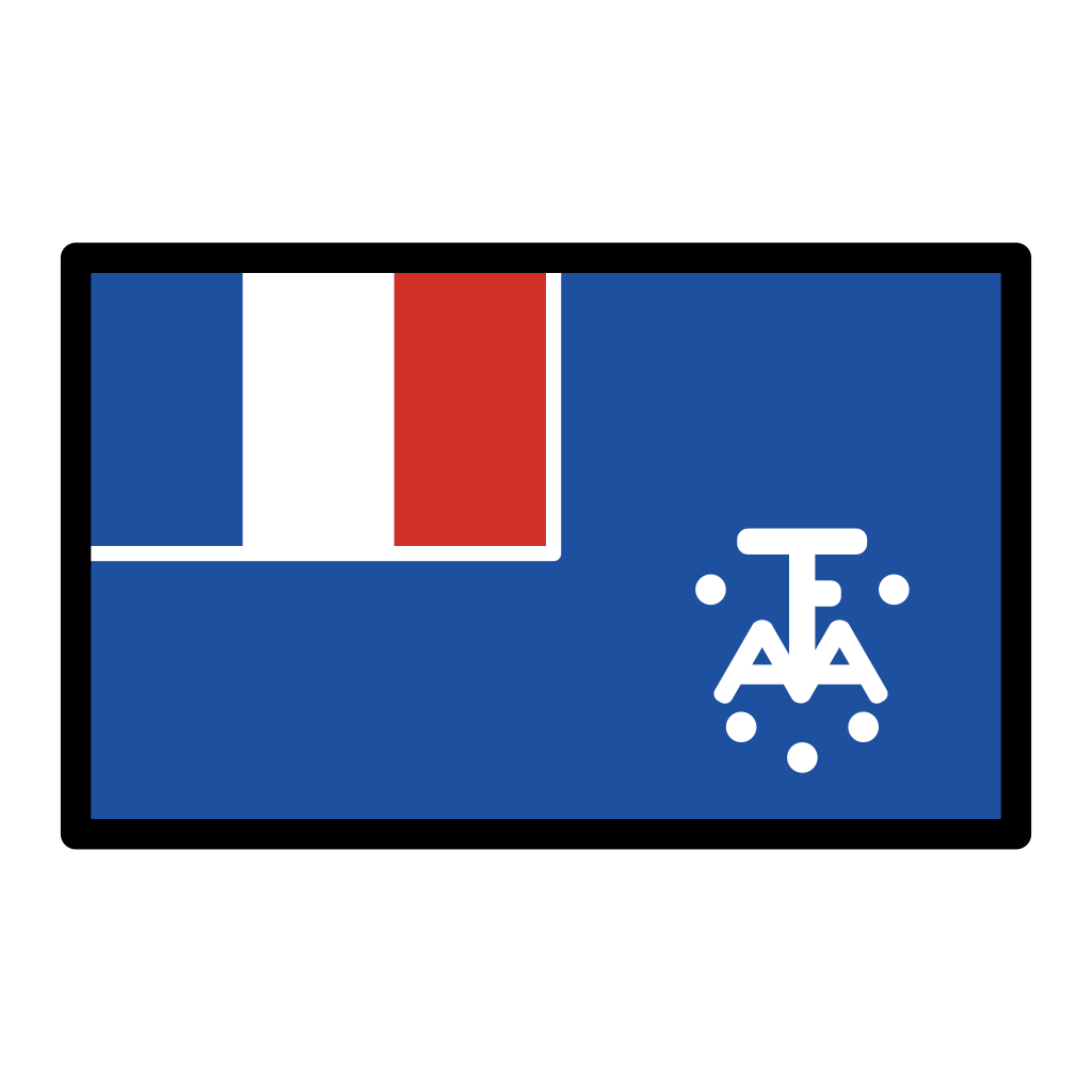 🇹🇫 Flag: French Southern Territories Emoji, TF Flag Emoji