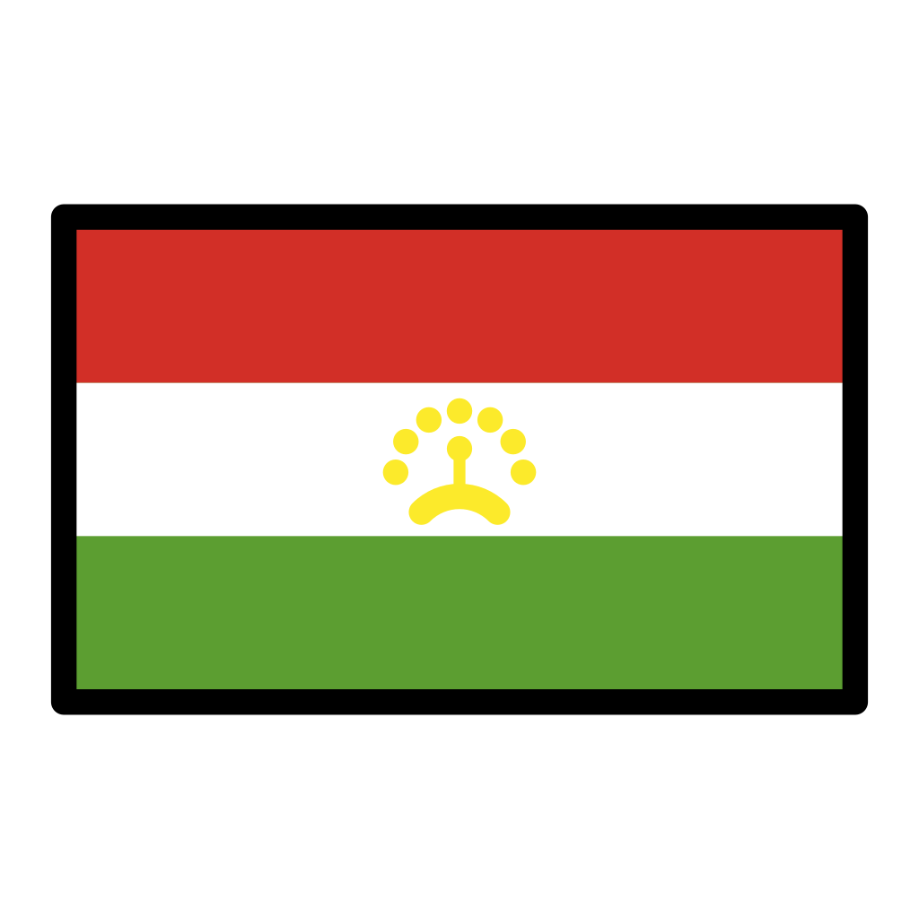 🇹🇯 Flag: Tajikistan Emoji, TJ Flag Emoji