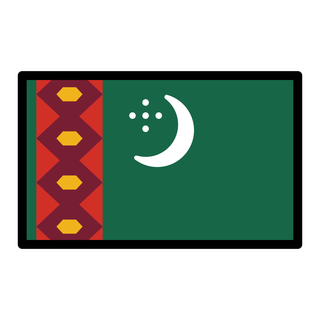 🇹🇲 Flag: Turkmenistan Emoji, TM Flag Emoji