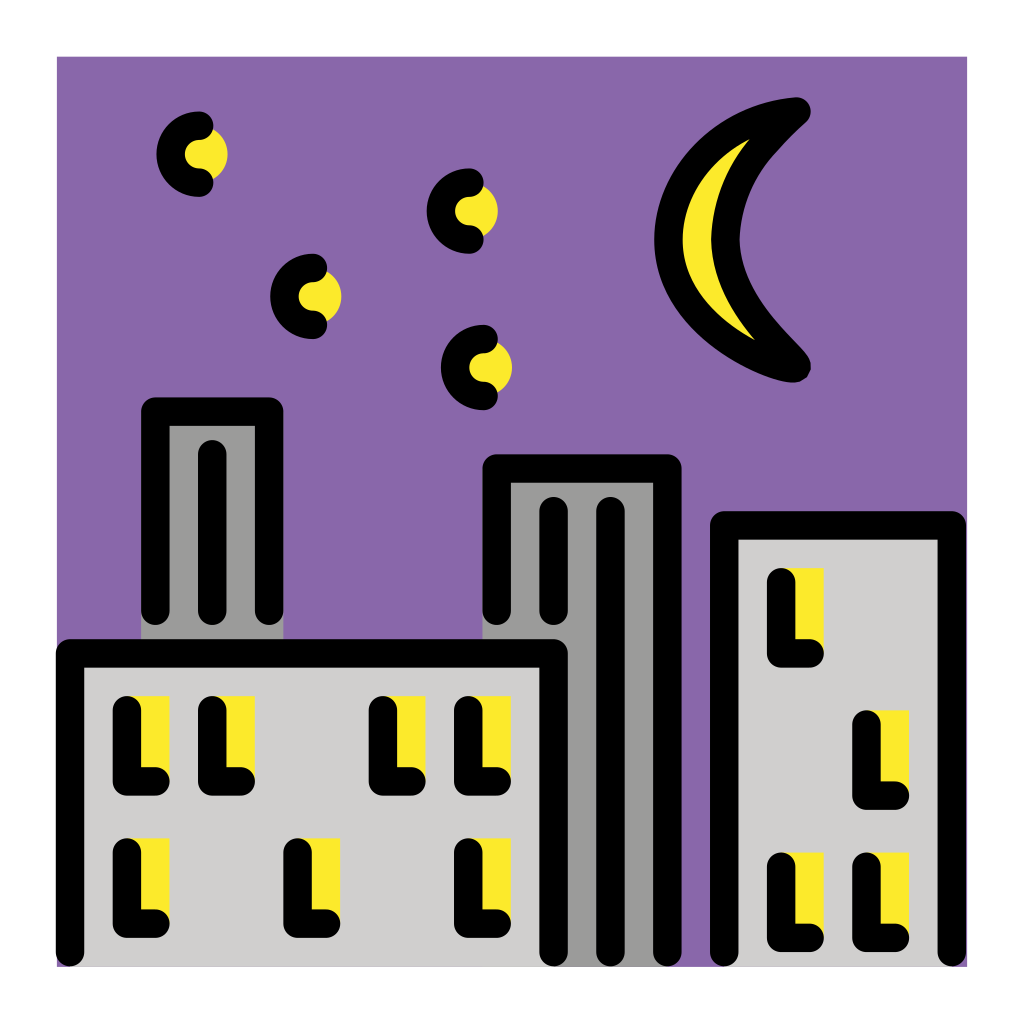 🌃 Night With Stars Emoji