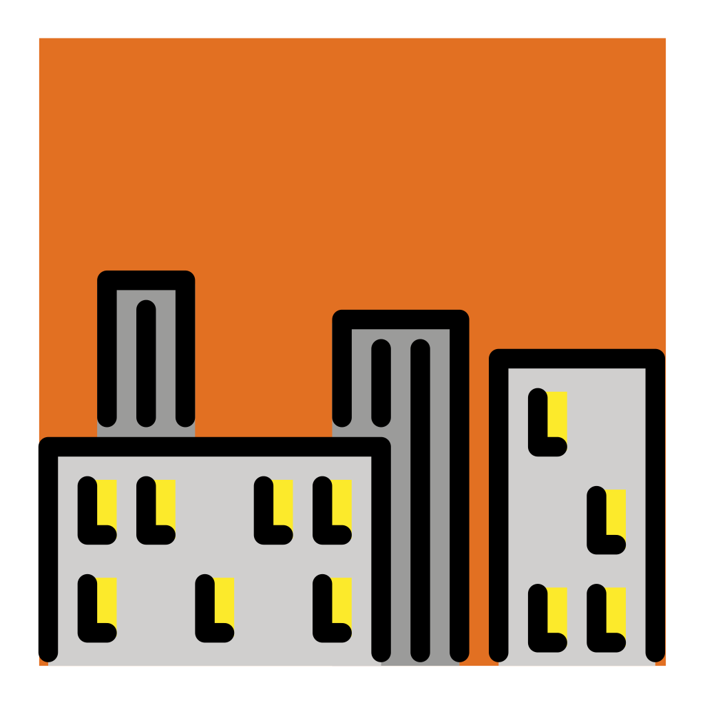 🌆 Cityscape At Dusk Emoji