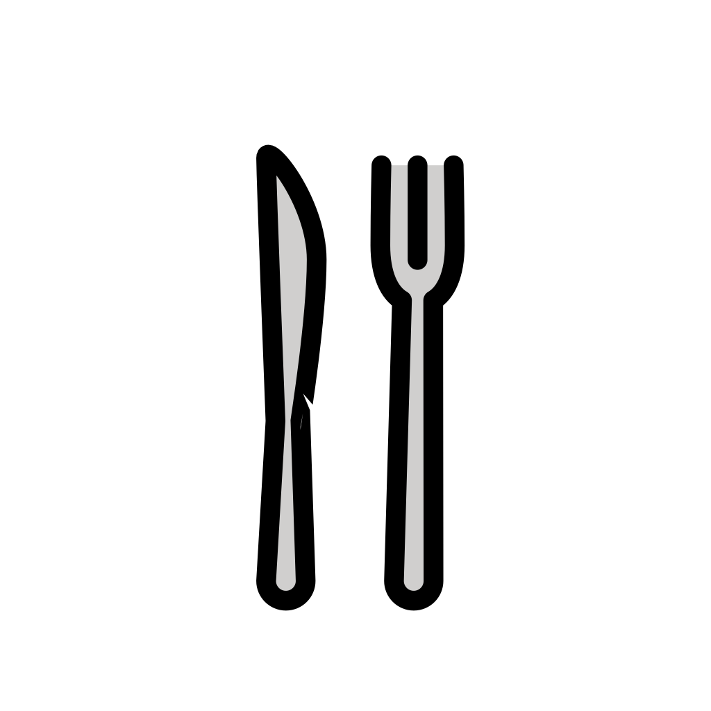 🍴 Fourchette Et Couteau Emoji