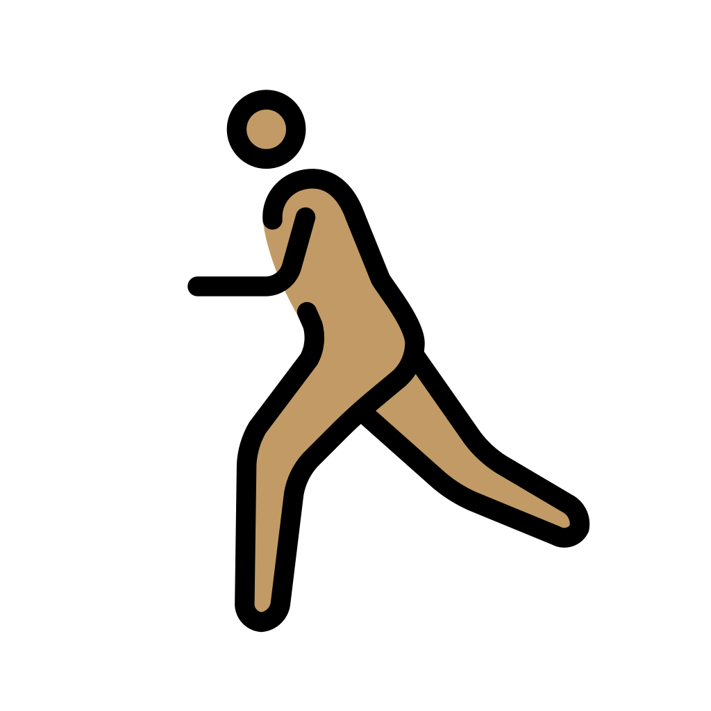 🏃🏽‍♂️ Homem Correndo: Pele Morena Emoji