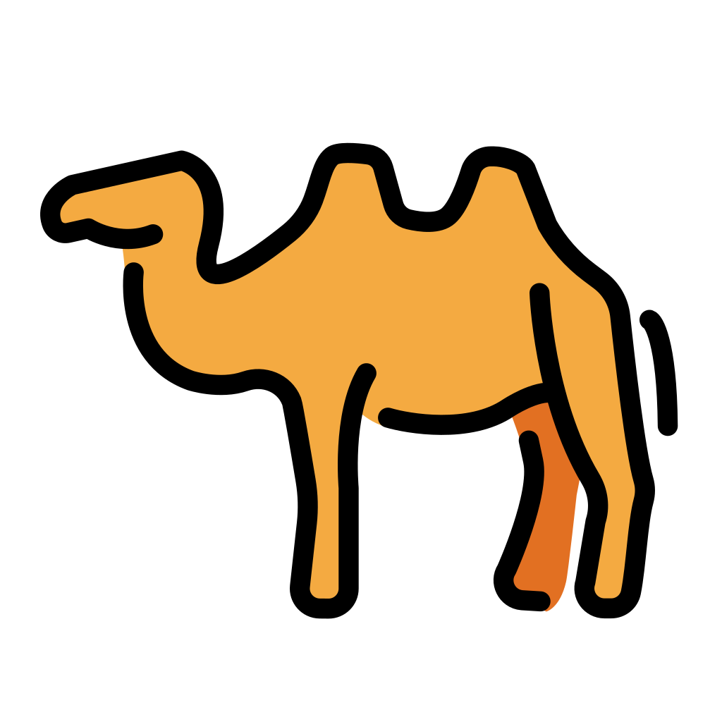 🐫 Two-Hump Camel Emoji