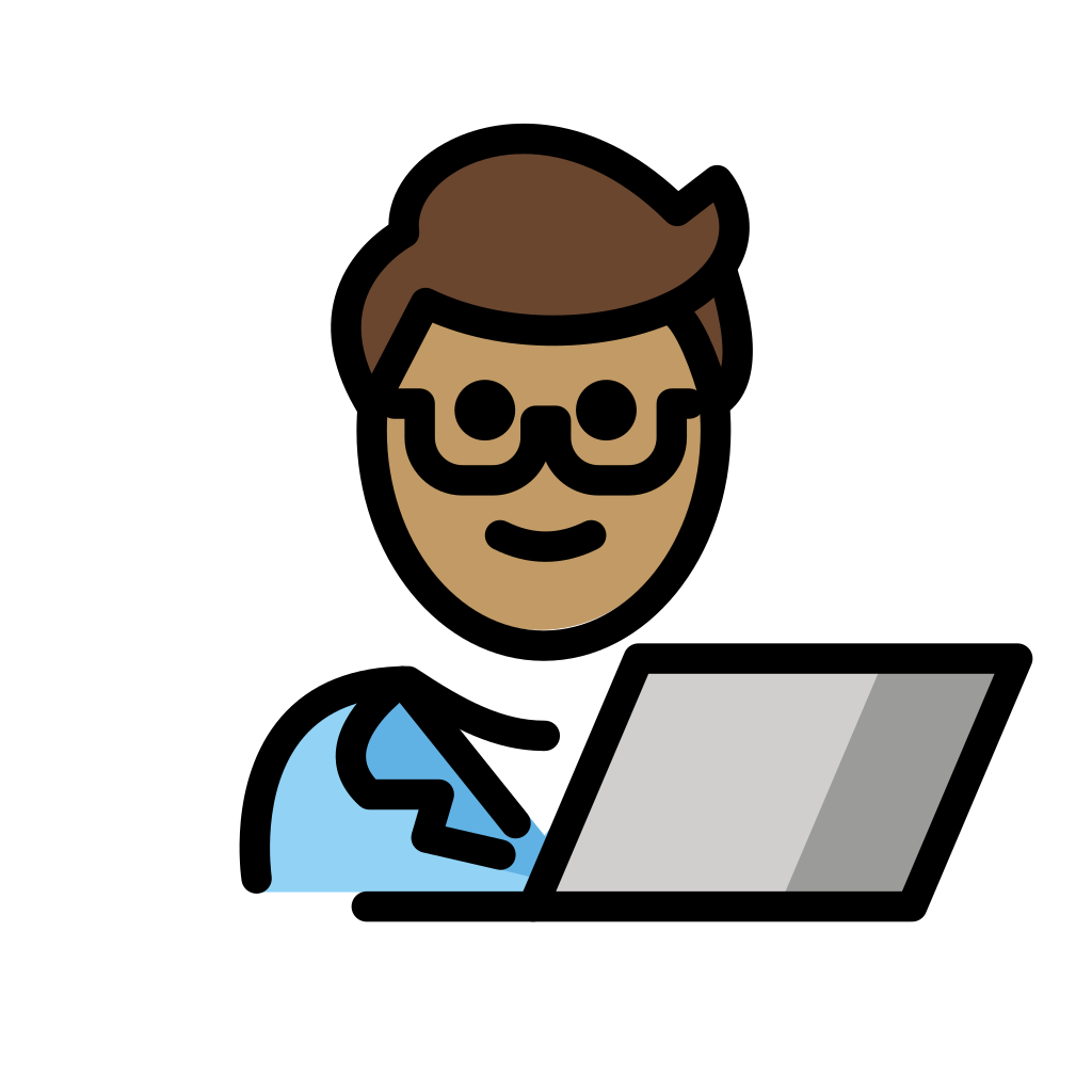 👨🏽‍💻 IT-Experte: mittlere Hautfarbe Emoji