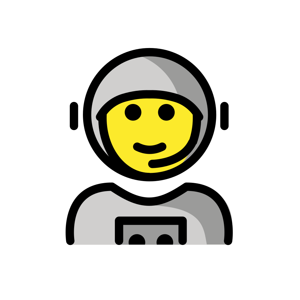 👨‍🚀 Man Astronaut Emoji